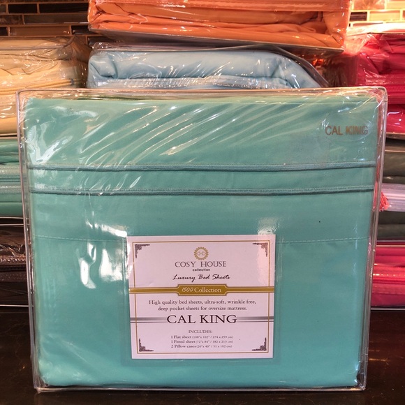 cosy house | Bedding | Cosy House 50 Collection Cal King Luxury Sheets ...